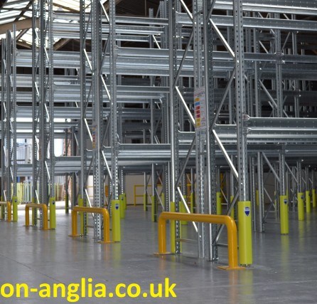 The Dexion P90 Silverline pallet racking system