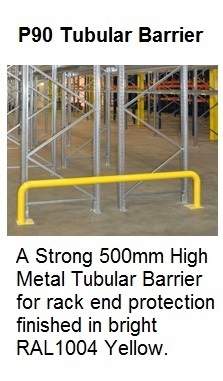 Warehouse Barriers | Pallet Racking Protection Barrier