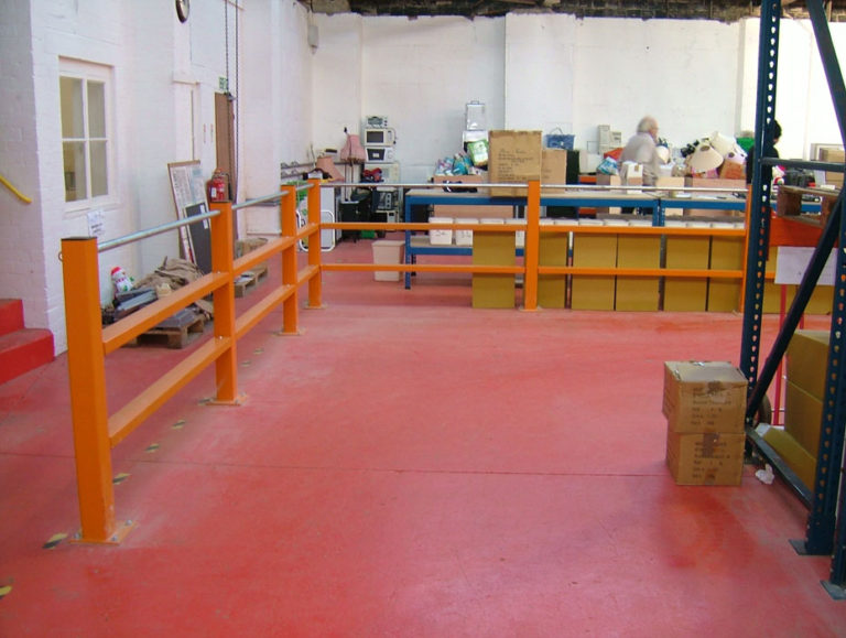 Warehouse Barriers | Pallet Racking Protection Barrier
