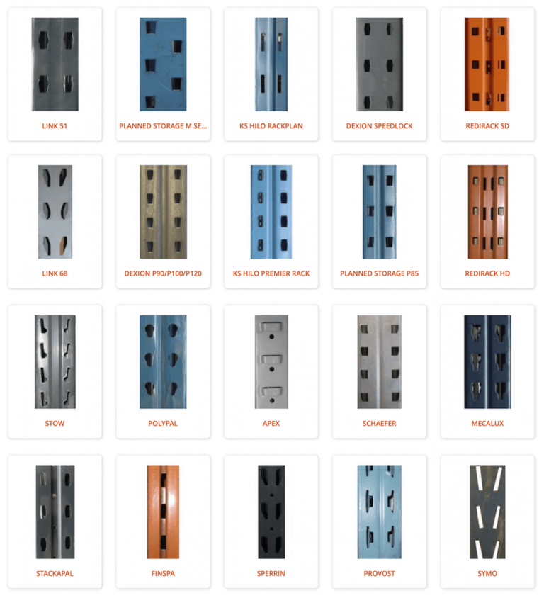 Racking identification guide for warehouse racking types
