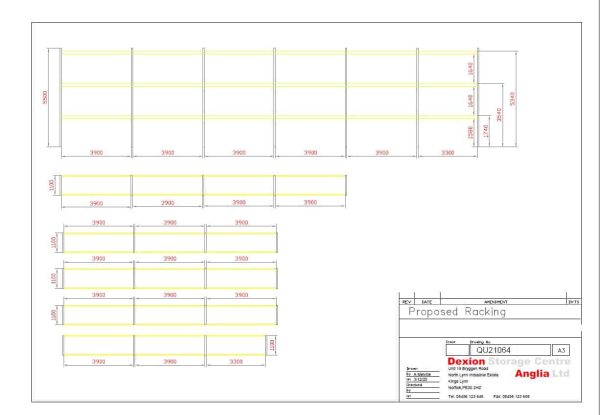 Bespoke Link 51 Racking for Norfolk customer